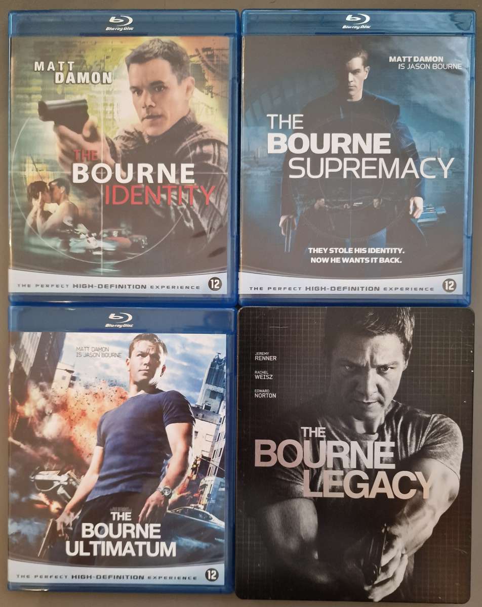 4 Jason Bourne Films Blu-ray - BlurayShop.nl