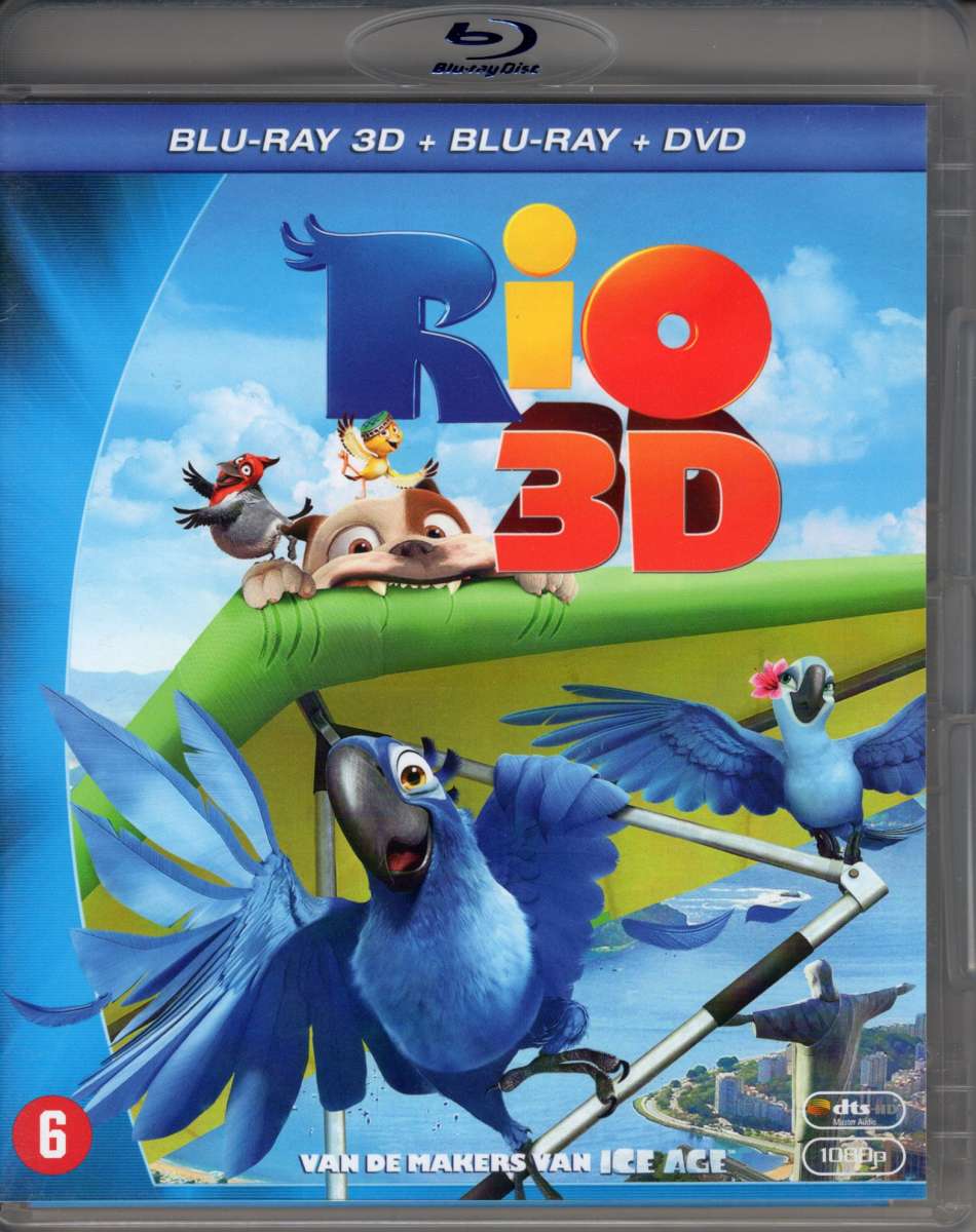 Rio 3D + Blu-ray + DVD Blu-ray - BlurayShop.nl